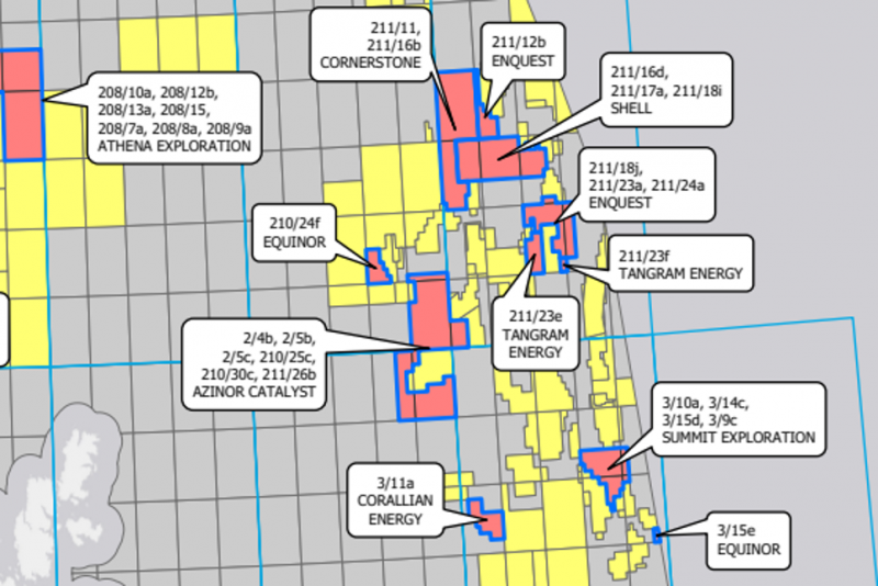 113 licence areas offered for award in the 32nd UKCS Offshore Licensing ...