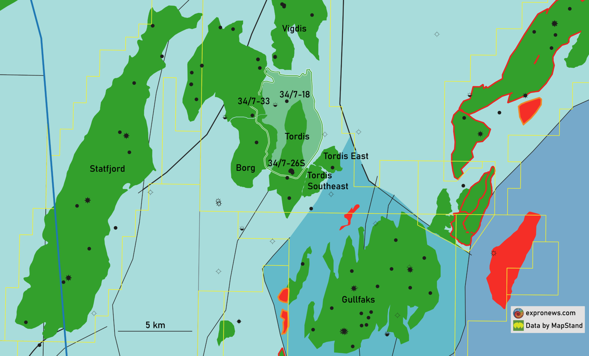 Has Tordis become bigger? - GeoExpro