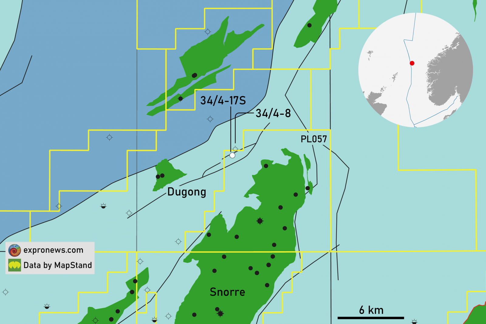 Equinor spuds exploration well near Snorre field, on trend with Dugong ...