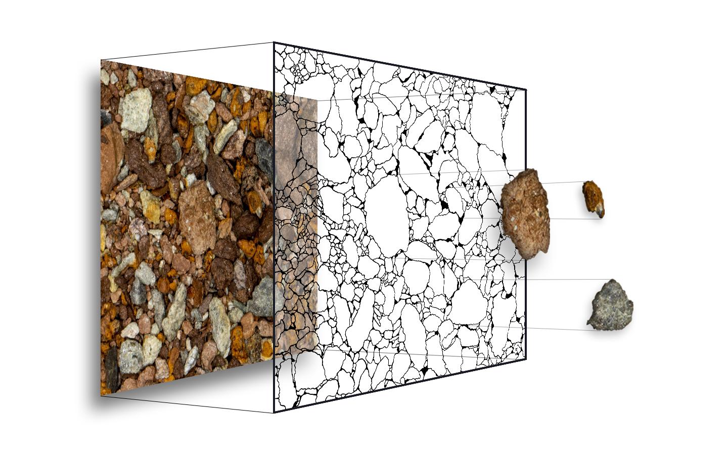 Drawing grains from cutting samples to develop machine learning ...